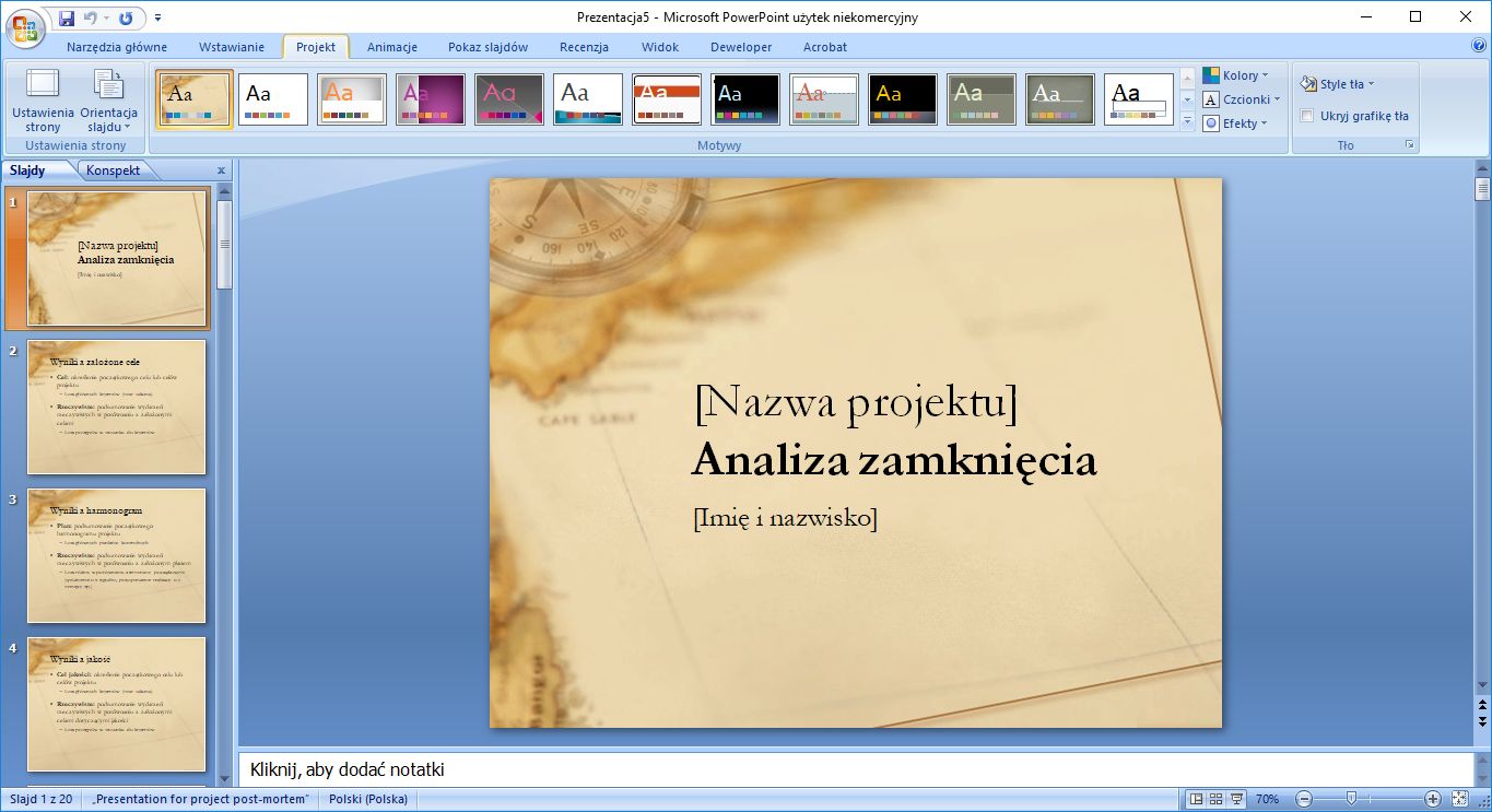 Microsoft Publisher Master Slide Polizluxe